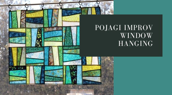 Pojagi Improv Window Hanging on-demand course – Epida Studio Shop
