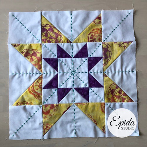 Twinkle Twinkle Quilt Block – Epida Studio Shop